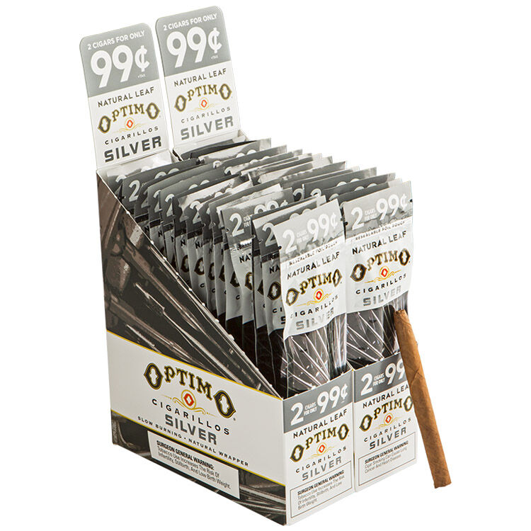Optimo Cigars Cigarillos Silver | JR Cigars