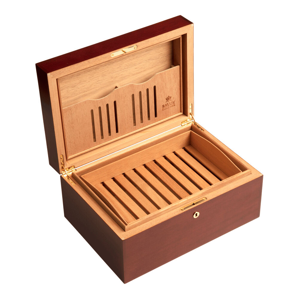 Cigar Humidors Ashton Mahogany Matte Humidor | JR Cigar