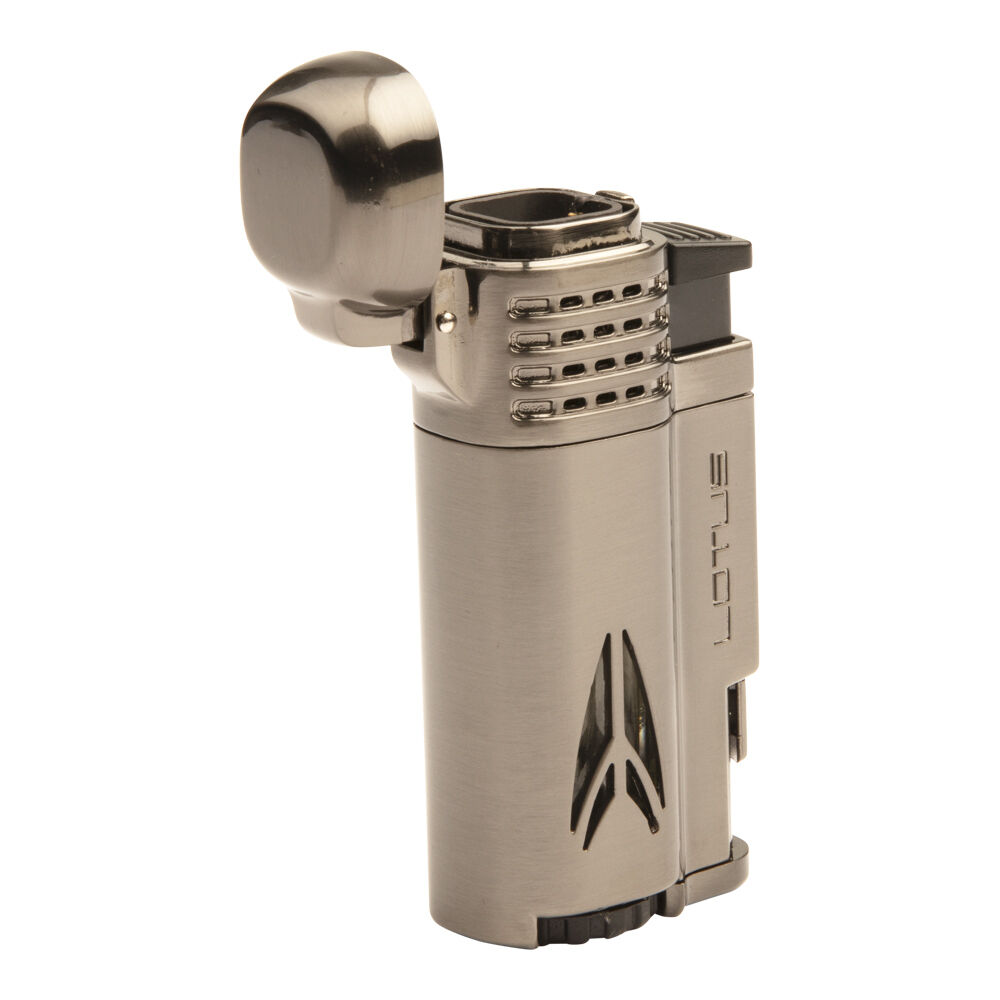 Lotus Cigar Lighters Defiant Lighter Dark Gun Satin | JR Cigar
