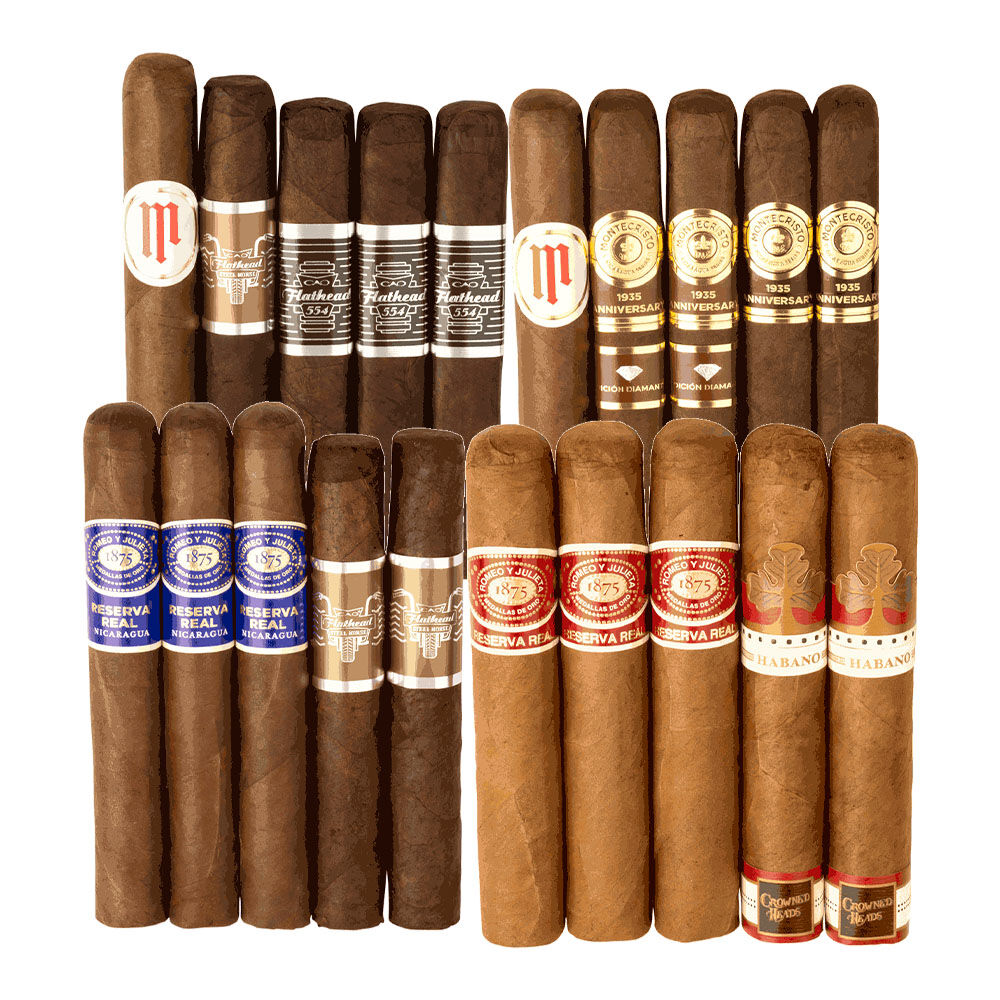 Cigar Samplers 20ct Mixed Brand Sampler | JR Cigar