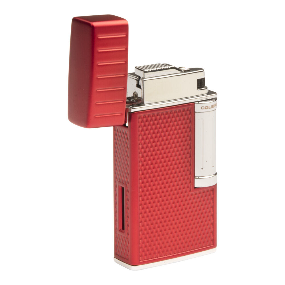 Colibri Cigar Lighters Julius Soft Flame Red/Chrome Lighter | JR Cigar