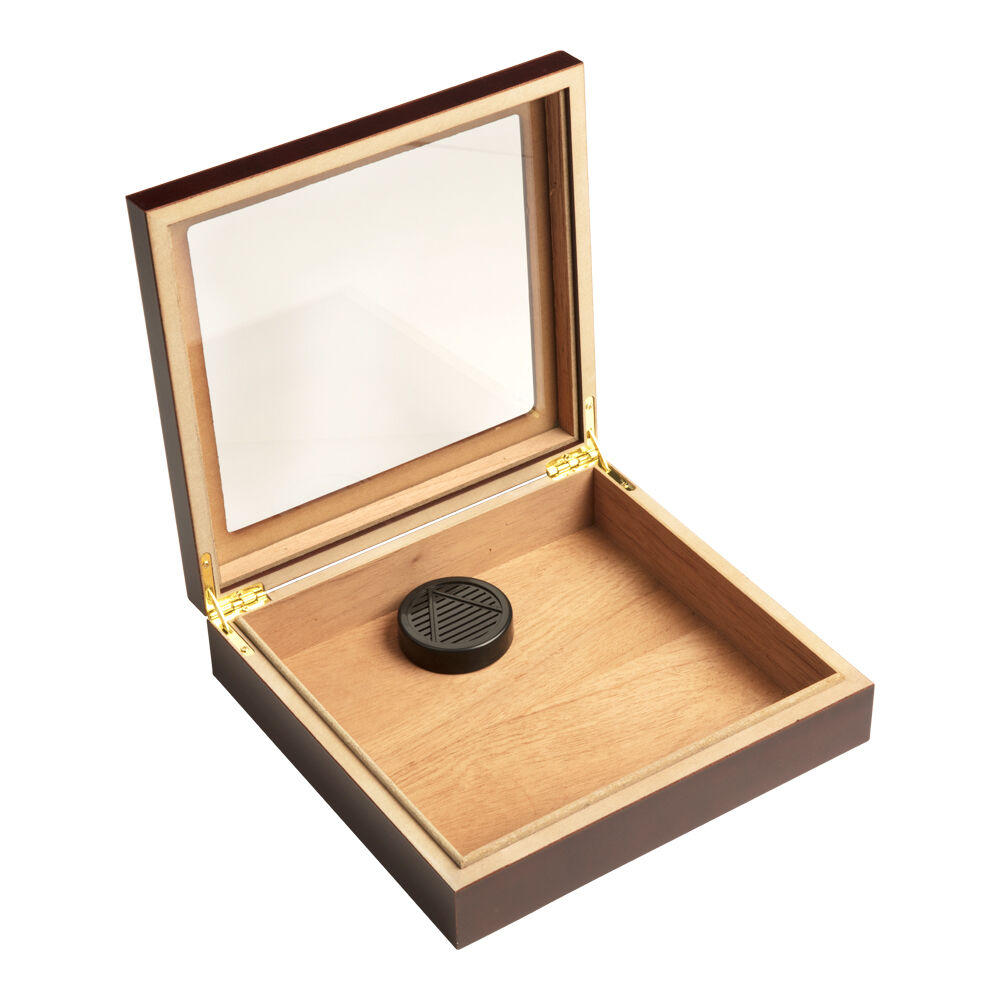 Prestige Cigar Humidors Chateau Glass Top Cherry | JRCigars