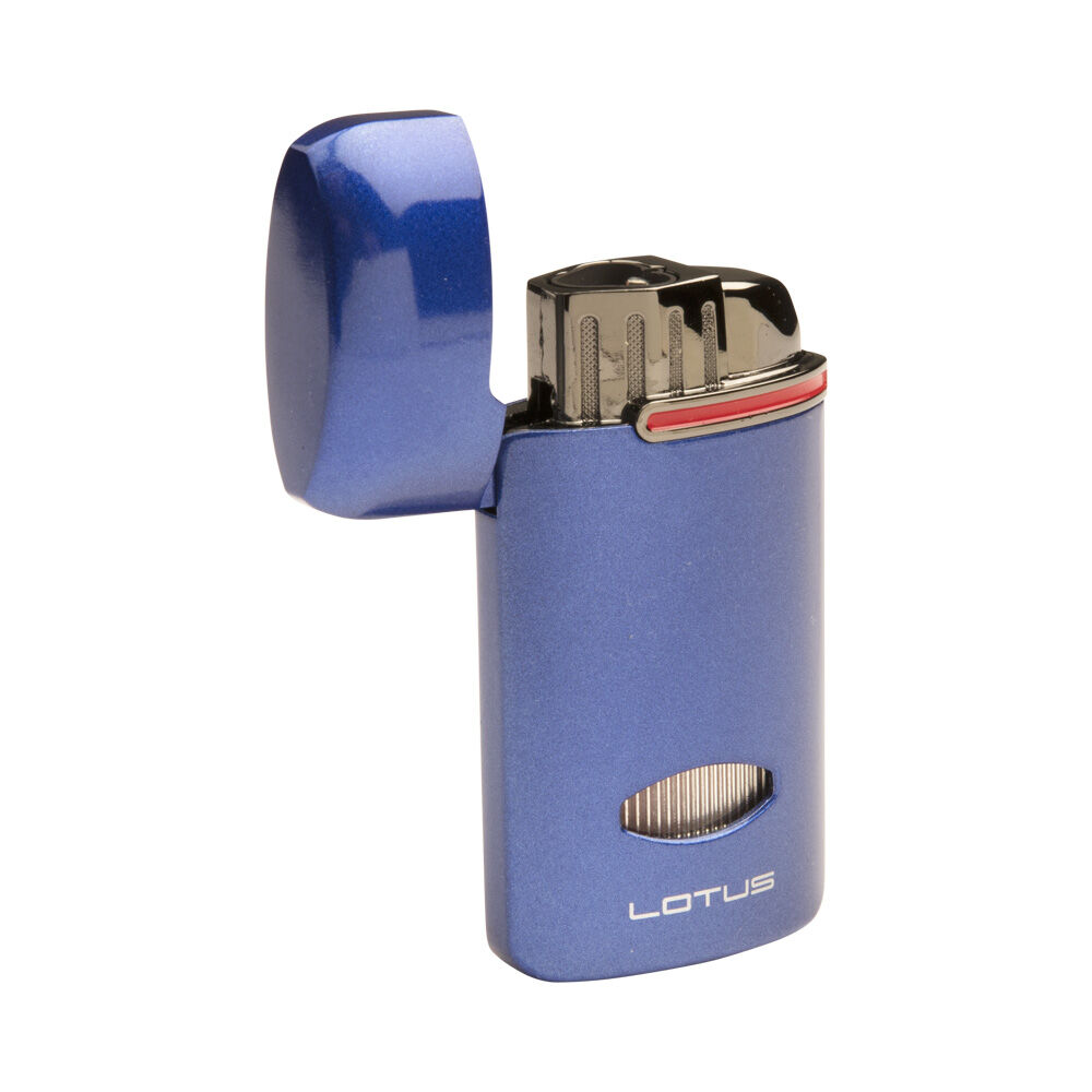 Lotus Cigar Lighters Blue Triple Torch | JR Cigar