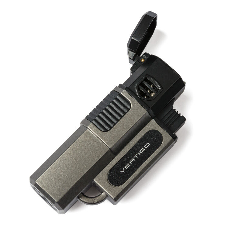 Vertigo Cigar Lighters Hornet Quad Flame Gunmetal | JR Cigar