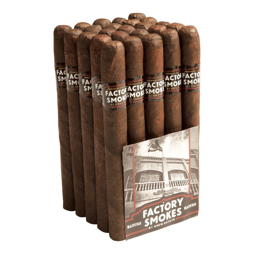 Factory Smokes by Drew Estate Churchill Maduro | JR Cigar