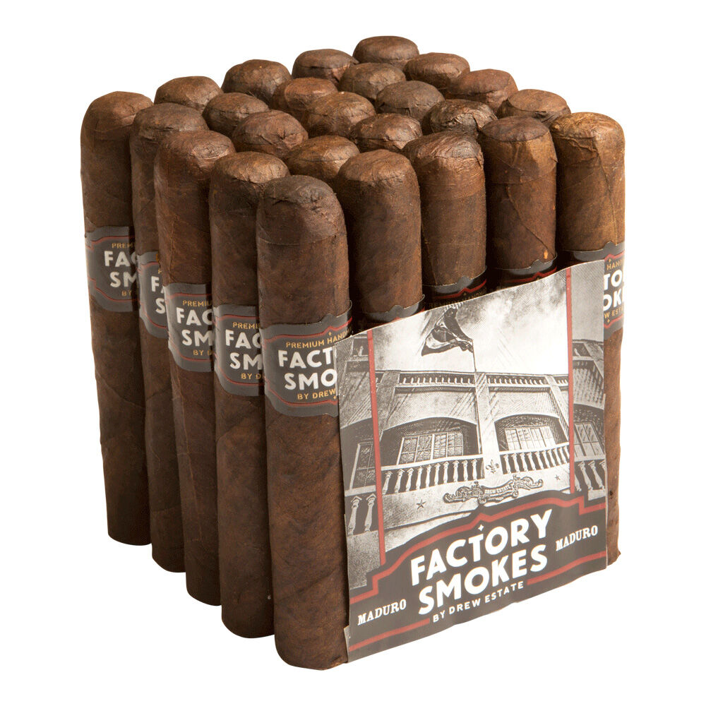 Factory Smokes by Drew Estate Robusto Maduro Cigars | JRCigars